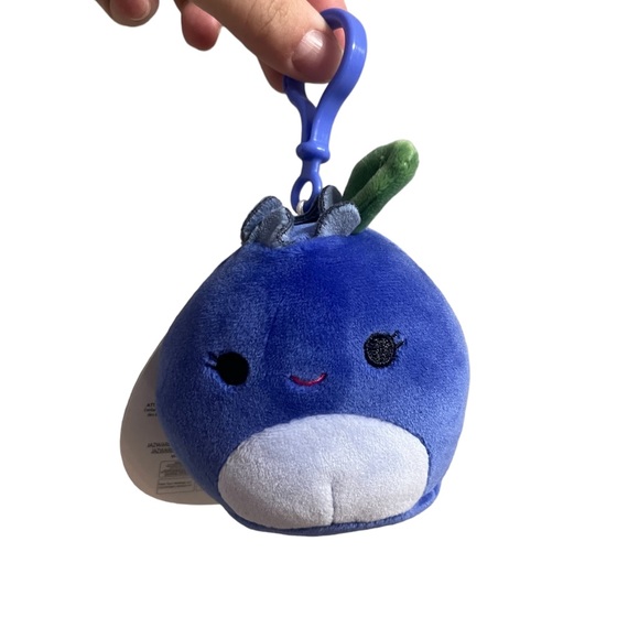 Squishmallows | Toys | Bluby The Blueberry Squishmallow Clip | Poshmark